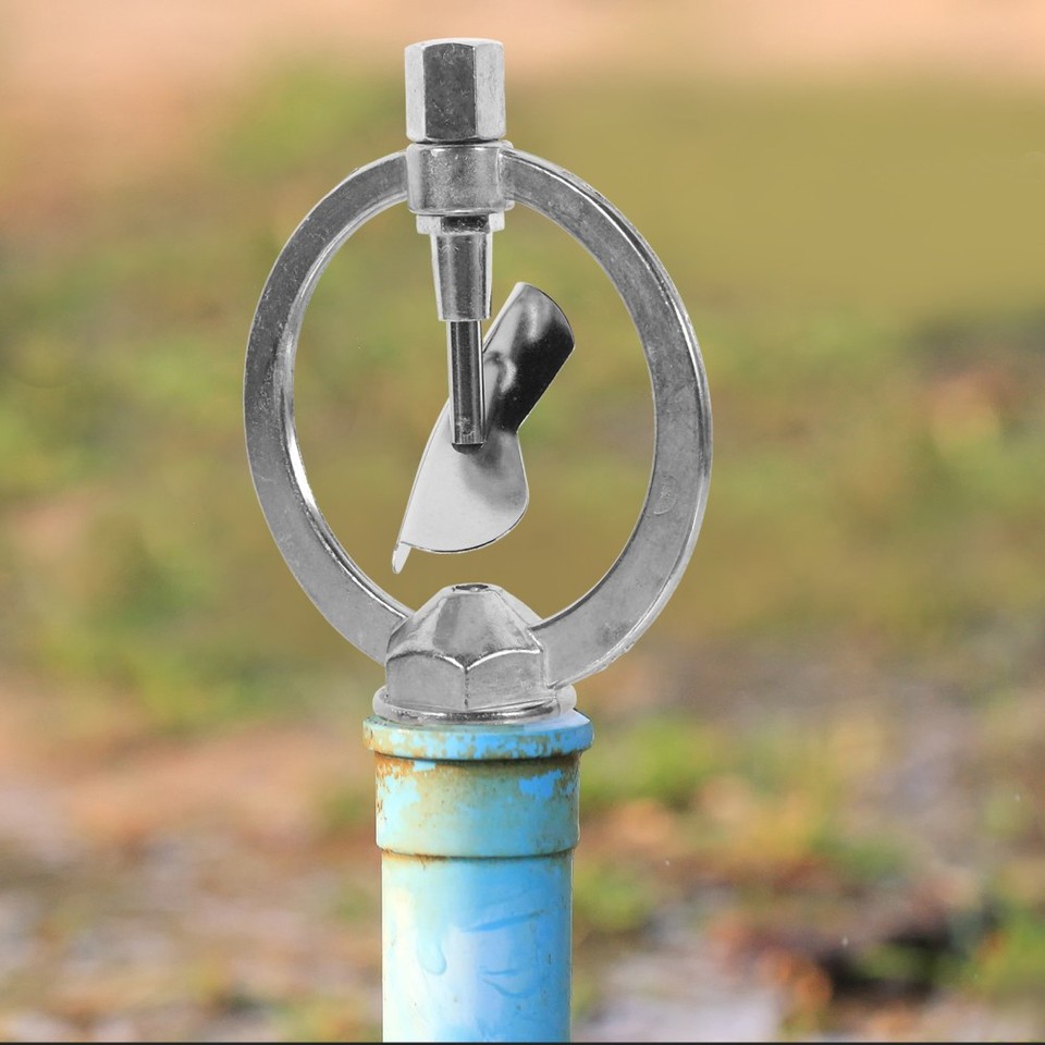 4 Points Garden Lawn Rotating Irrigation Sprinkler Head Automatic Heads ...