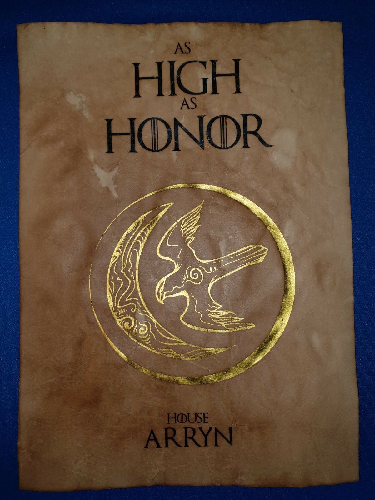 Game Of Thrones, House Arryn Sigil, with gold leaf. , GOT | eBay