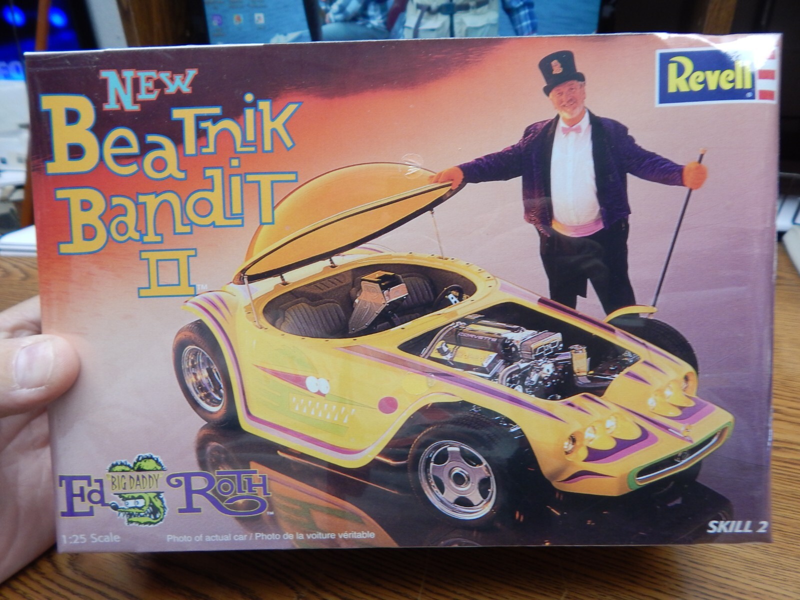 REVELL 85-7608 BEATNIK BANDIT II RAT FINK CAR MODEL KIT NEW IN SEALED ...