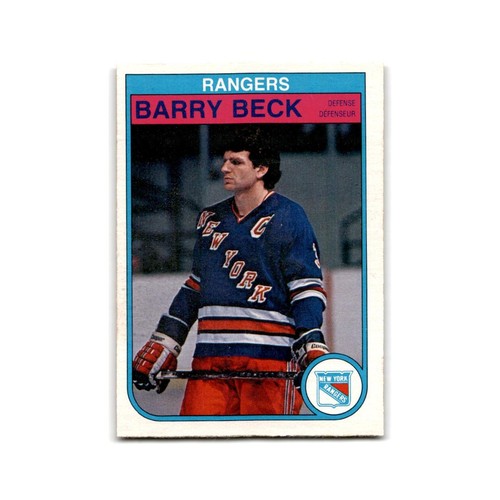 1982 O-Pee-Chee Barry Beck New York Rangers #219 | eBay