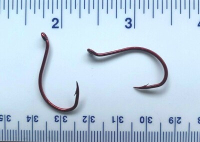 100 VMC 9299TR 9299 Faultless Red Octopus Live Bait Fish Fishing Hooks ...