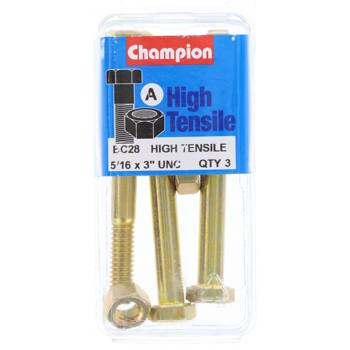 Champion Bolt & Nut Pack UNC 3 x 5/16 BC28 | eBay