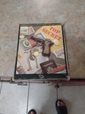TOP SECRET RPG GAME HTF RARE VINTAGE ** | eBay