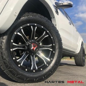 FORD F150 Wheels 20 Inch HARTES METAL STRIKE Black Rims Finish Size ...