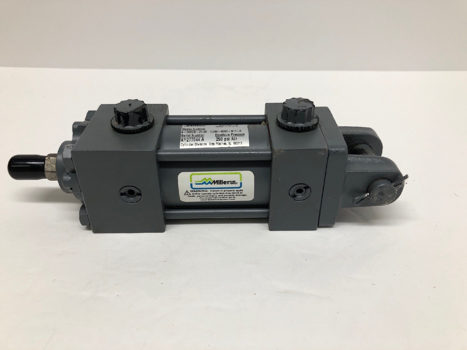 Miller A86B2B Pnuematic Air Cylinder | eBay