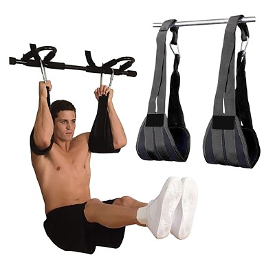 Chocho AB Straps for Pull Up Bar Pull Strap for Muscle Building Padded ...