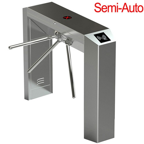 Semi-Auto Waist High Tripod Turnstile Intelligent Access Control Gate ...