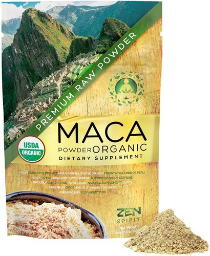 Maca Root Powder Organic - Peruvian Root Premium Grade Superfood (Raw ...