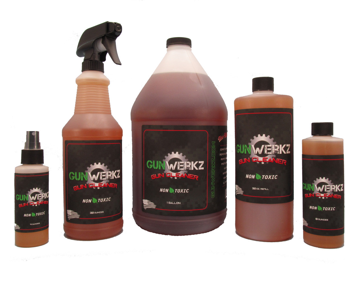 Gun Cleaner-16 oz. Gun-Werkz Non Toxic Gun Cleaning Solvent ...