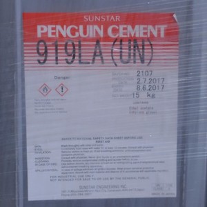 15KG Drum of Sunstar Penguin Cement 919LA (UN) Adhesive spray Glue ...