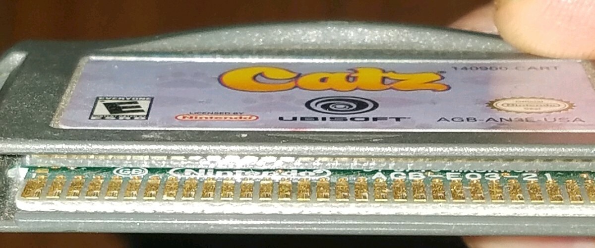 Lot of 4 Nintendo Gameboy Advance Video Games Catz Stuart Little That's ...