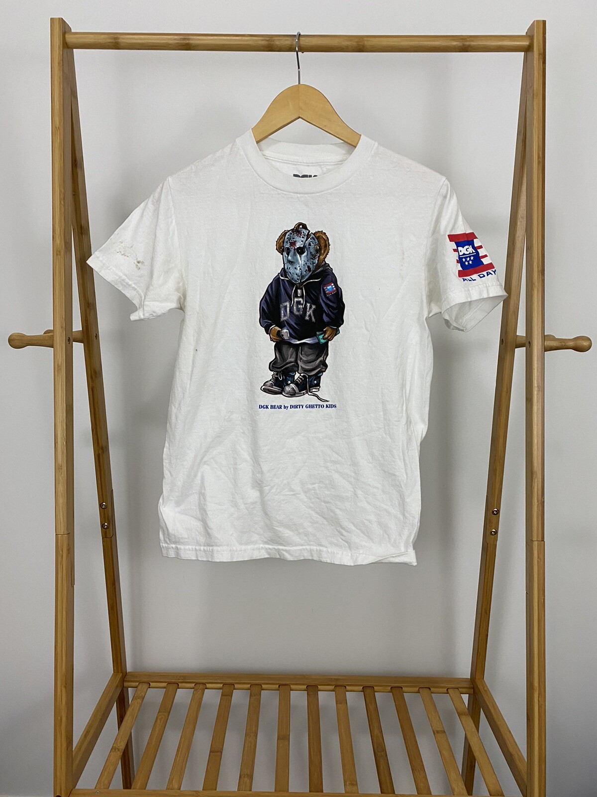 DGK Dirty Ghetto Kids Jason Polo Bear Short Sleeve Skate T-Shirt Size S ...