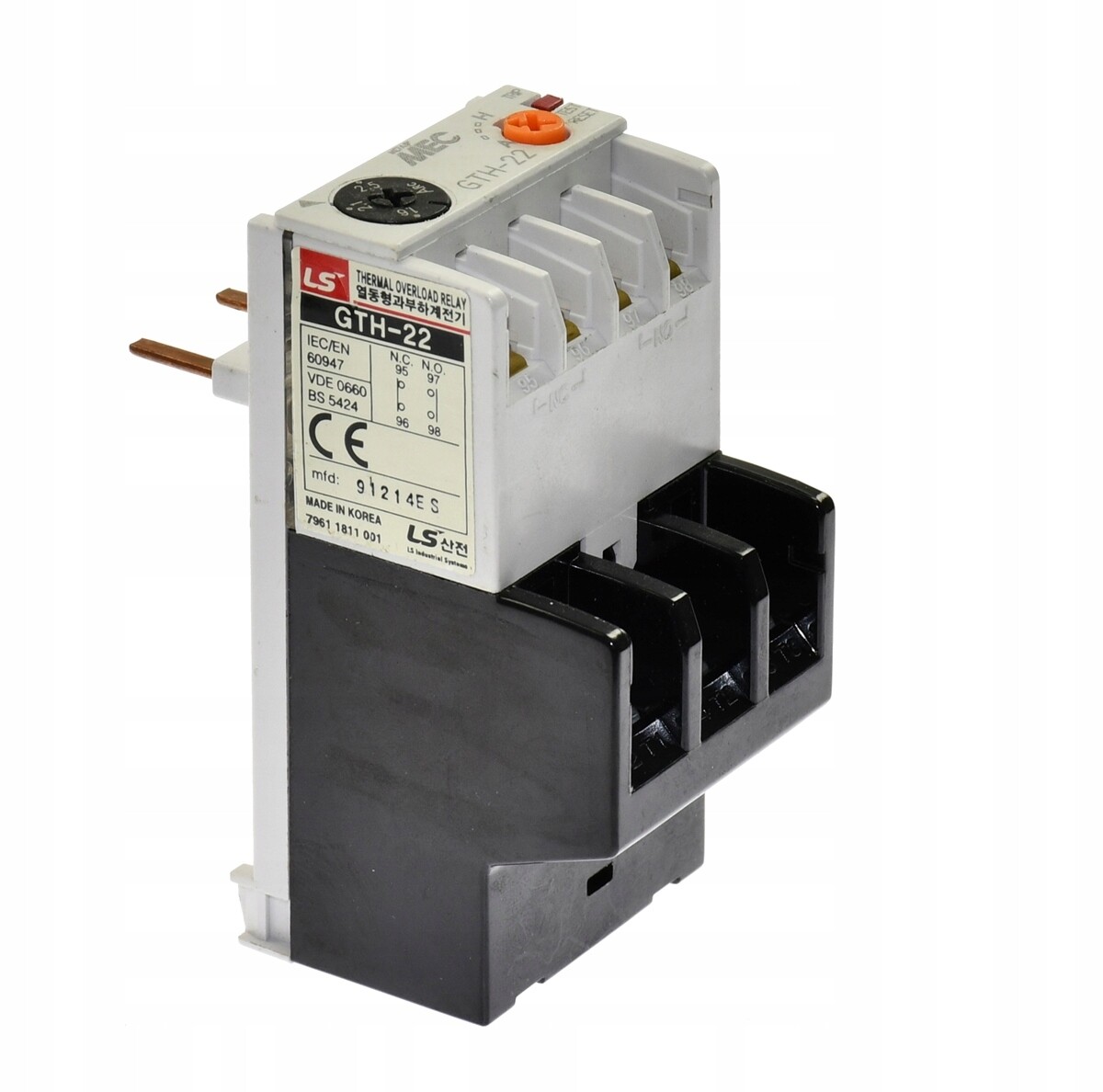 GTH-22 META MEC LS Industrial thermal switch 1.6-2.5A /#Z L26P 5772 | eBay