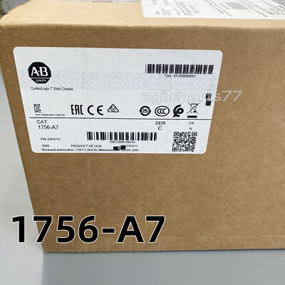 1756-A7 Allen-Bradley SER C ControlLogix 7 Slots Chassis New Factory ...