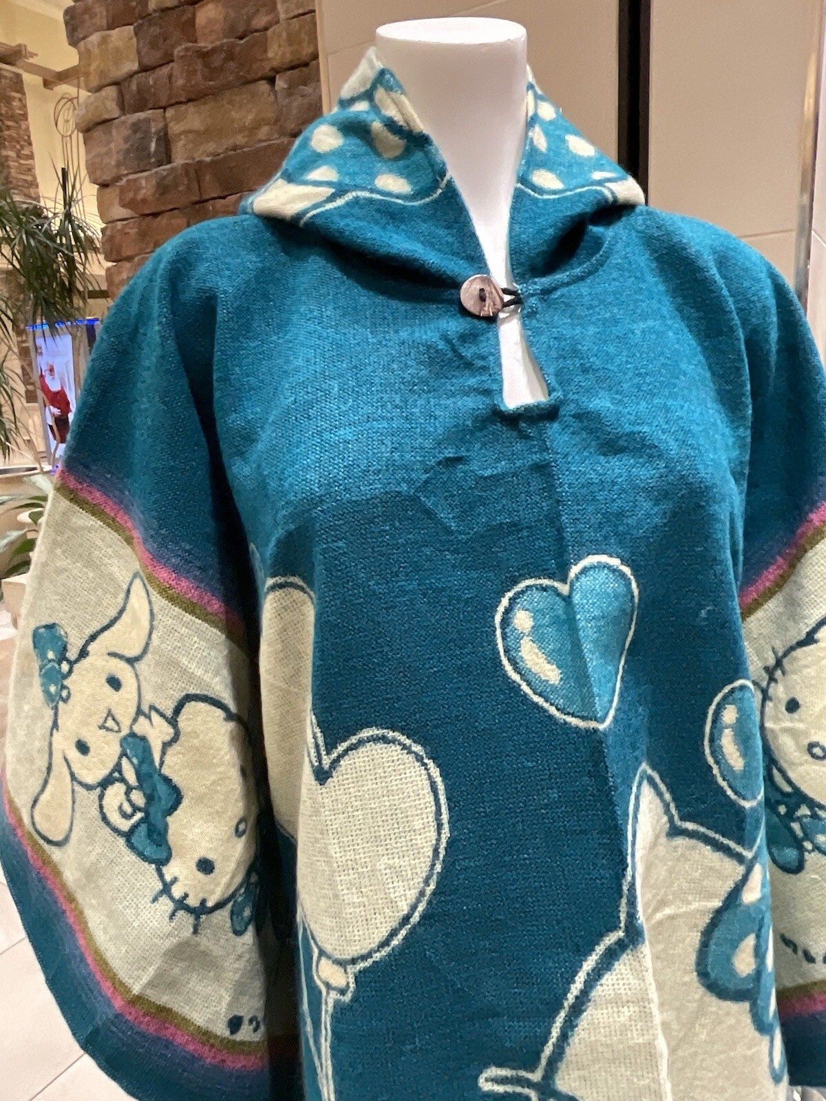 Style Alpaca Cape, Hello Kitty, Handmade By Indigenous Hand, Soft And ...