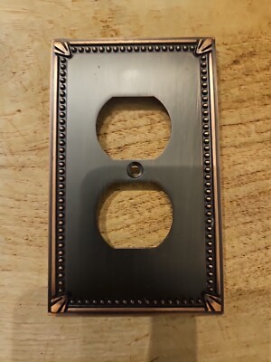 Oil Rubbed Bronze Single Duplex Wall Plate Plug Electric Outlet Cover ...