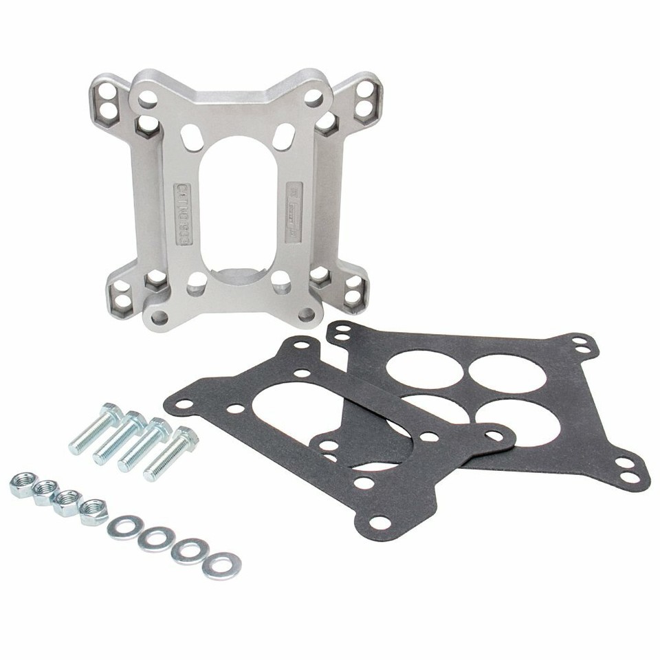 Universal Aluminum Carburetor Adapter Plate Kit 1933 2-Barrel to 4 ...
