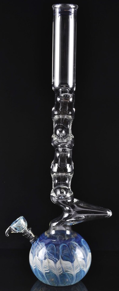 20" Inch Bong Monster Zong Water Pipe Hookah-Pentakinked Double Zong ...