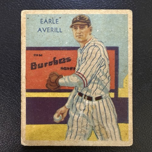 1934-36 Diamond Stars R327 #100 Earle Averill HOF GD Baseball Cards | eBay