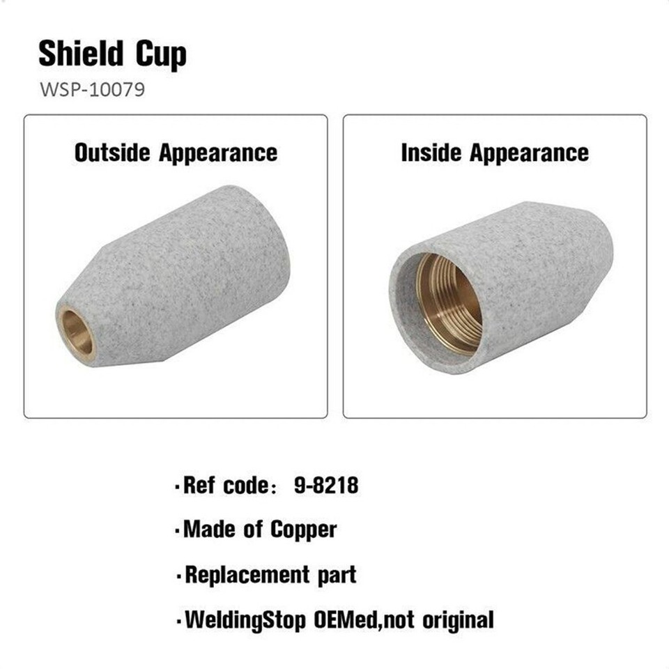 Reliable 2pcs Ceramic Shield Cup Set for Thermal Dynamics Plasma Torch ...