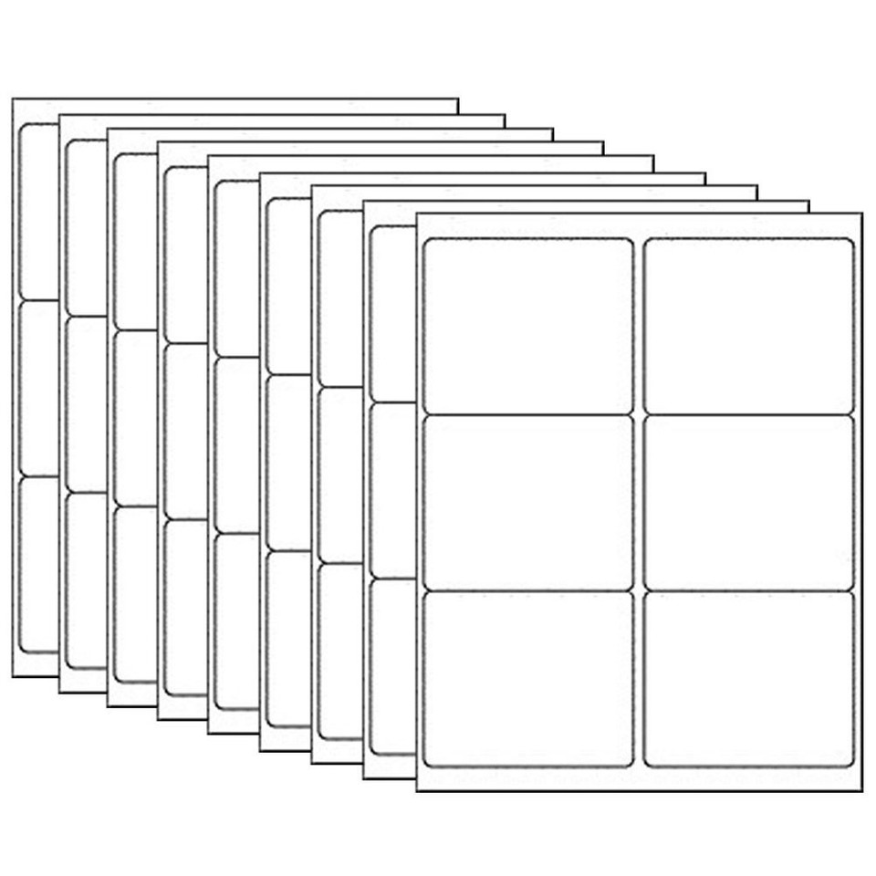 6 UP 3 1/3x4 Shipping Labels Address Mailing Stickers for Laser ...