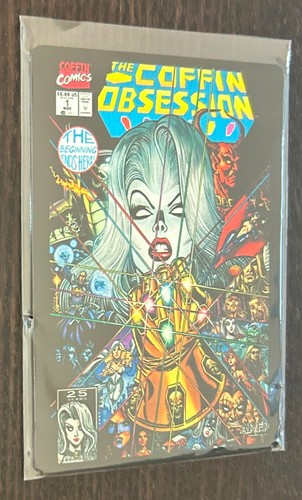 LADY DEATH METALLICARD -- Blasphemy Anthem Homage -- Metal Card Ltd 199 ...