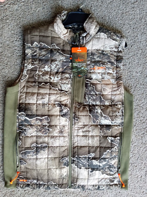 Men's Habit Red Cedar Lake Hybrid Puffer Vest realtree Excape camo XL ...