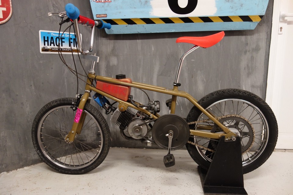 MBK Motobecane Crazy bike BMX engined bicycle vintage rare moped gas ...