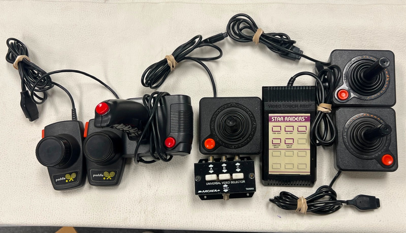 Atari 2600 Joysticks Paddles Video Touch Pads Video Selector ...