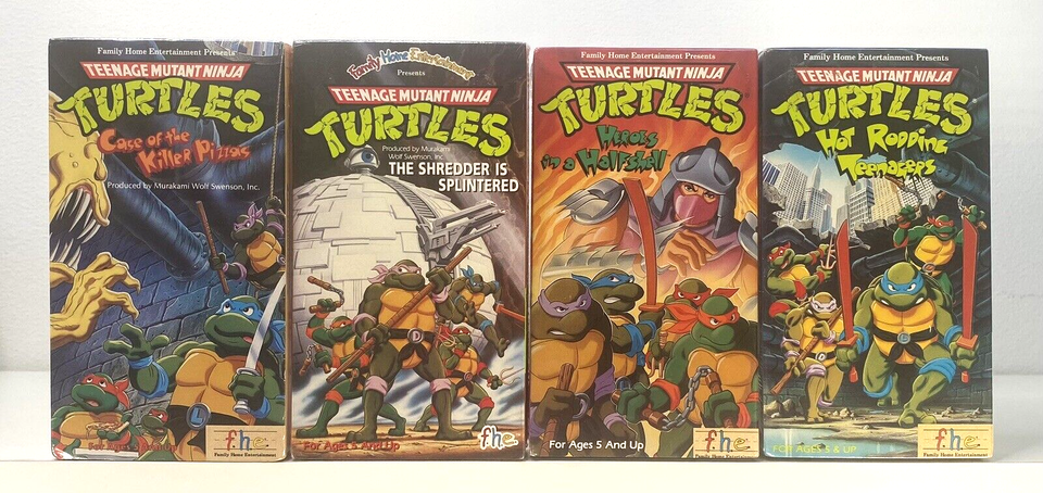 Teenage Mutant Ninja Turtles TMNT VHS Tape Box set Brand New Factory ...