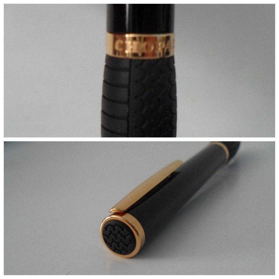 CHOPARD Pen Authentic Chopard Classic Racing Beautiful Gold Plated ...