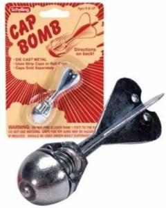 TOY Metal Cap Bomb Rocket (Uses Paper or Plastic Gun Caps) NEW Vtg ...