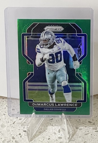 NFL Football 2021 Panini Prizm Green 🟢🟢🟢 Demarcus Lawrence NFL Card No ...