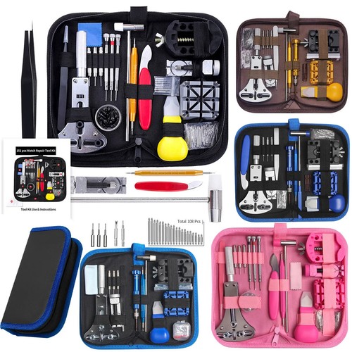 Watch Repair Tool Kits Set Watch Hammers Screwdriver Clock Watchmaker ...
