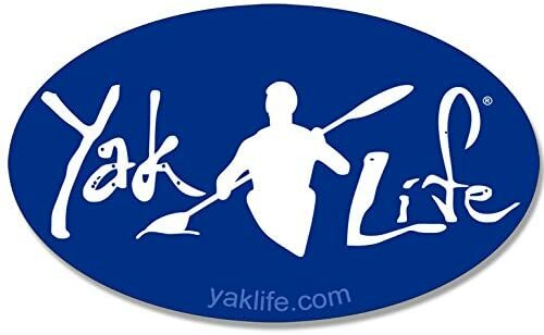 3x5 inch Licensed Oval Blue Yak Life Sticker (Kayak Kayaking Decal) | eBay