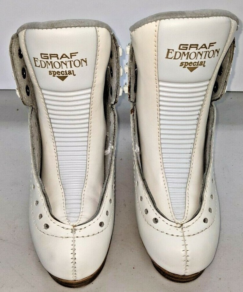 GRAF Edmonton Special Girls Figure Skate Boot White 13.5 SS NEW | eBay