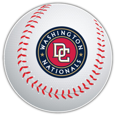 Washington Nationals MLB Baseball Sport Logo Car Bumper Sticker Decal ...