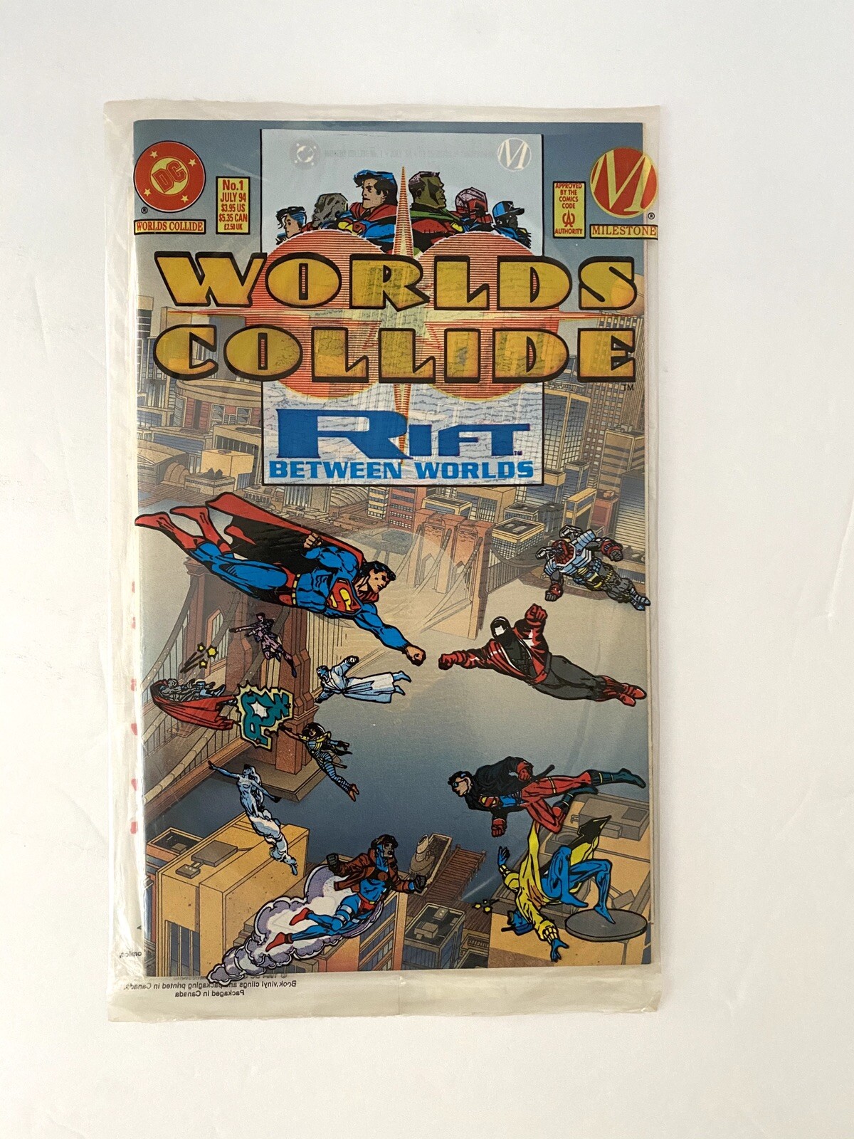 Worlds Collide Rift Between Worlds #1 New Sealed DC Comic | eBay