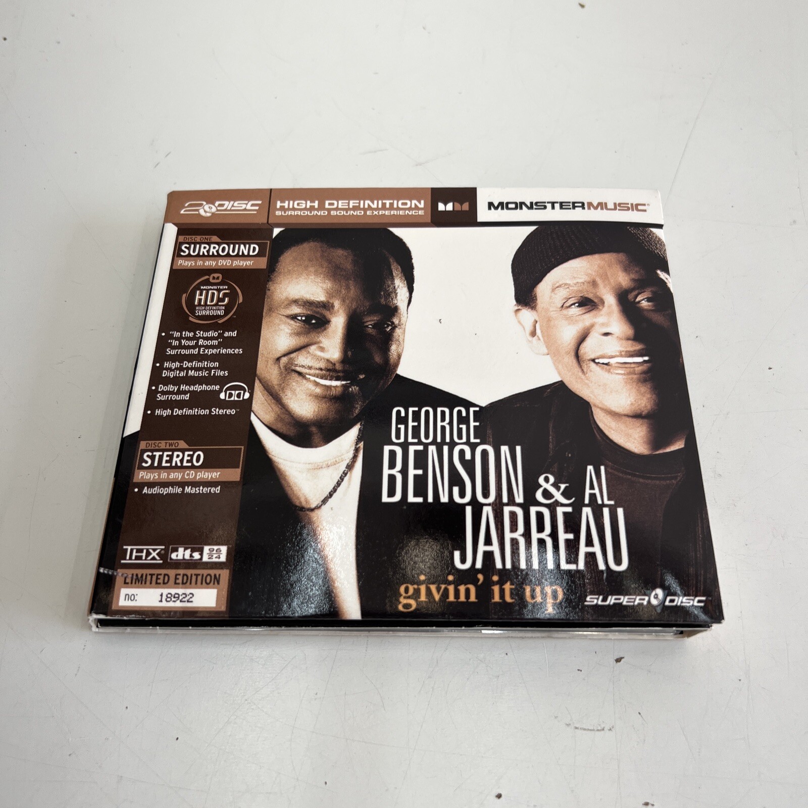 George Benson - Al Jarreau: Givin It Up (DVD + Audio CD) Rare OOP - No ...