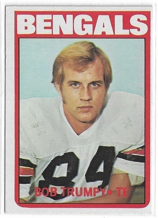 BOB TRUMPY 1972 Topps card #179 Cincinnati Bengals Football EX/EX+ | eBay