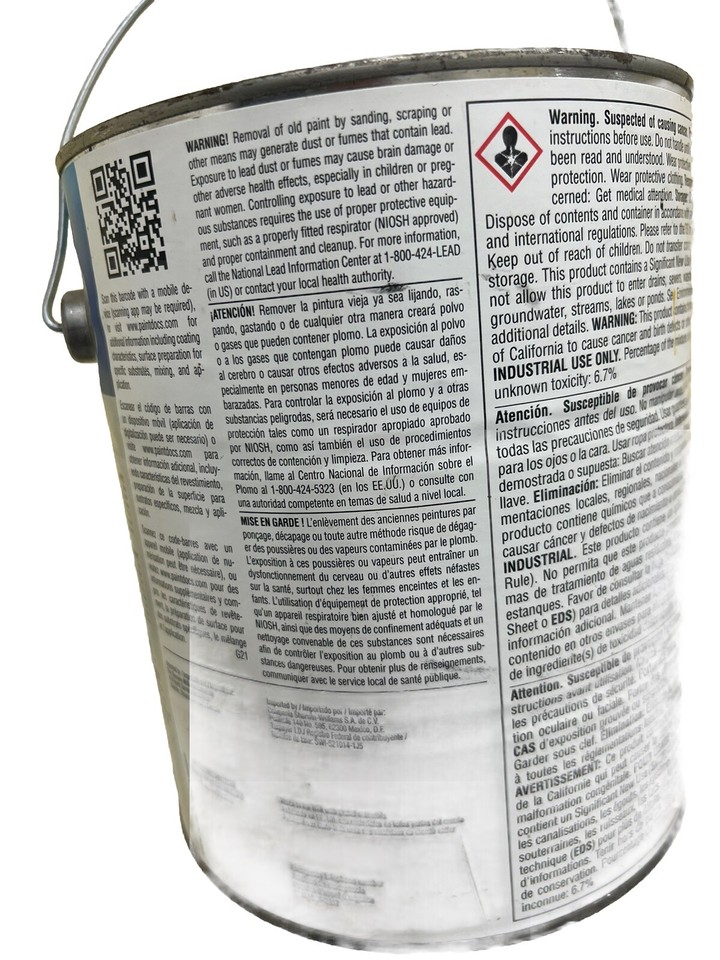 Sherwin WIlliams PRO Industrial DTM Acrylic Coating Safety yellow Semi ...