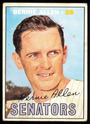 1967 Topps #118 Bernie Allen Washington Senators | eBay