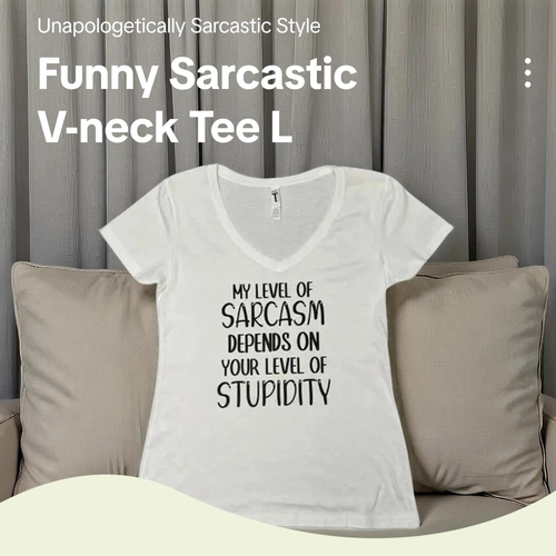 NWT Next Level Ideal Women’s Custom Funny Sarcastic Graphic V-neck ...
