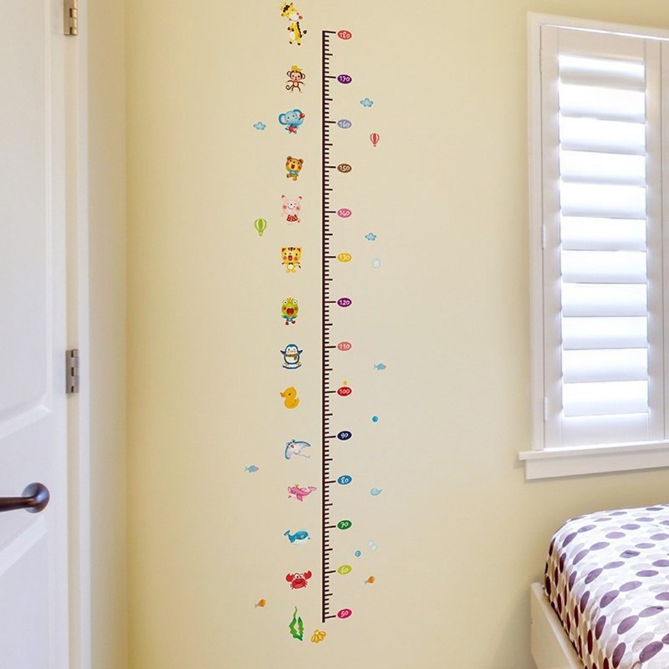 Children's Height Measuring Tape Kid Wall Chart Cartoon Growth for ...