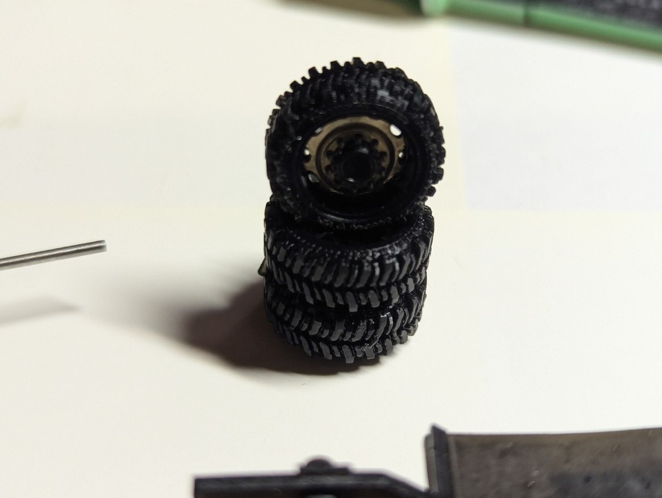 1/64 Scale Custom 3D printed Dually Tires/Wheels | eBay