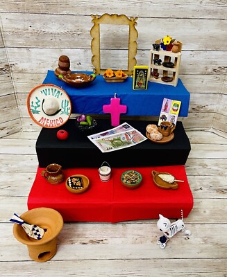 Altar De Ofrenda De Madera Dia De Muertos Day Of The Dead Wood Offering ...