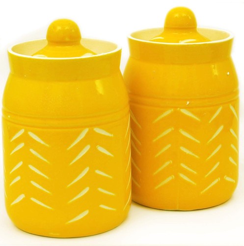 Storage Jars 500 grams each, Set of 2 Jars for dining table, Salt ...