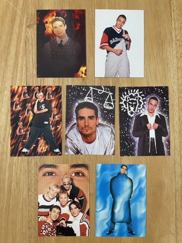 Backstreet Boys cards 7 X trading card lot FREE SHIPPING 1998 Striker ...