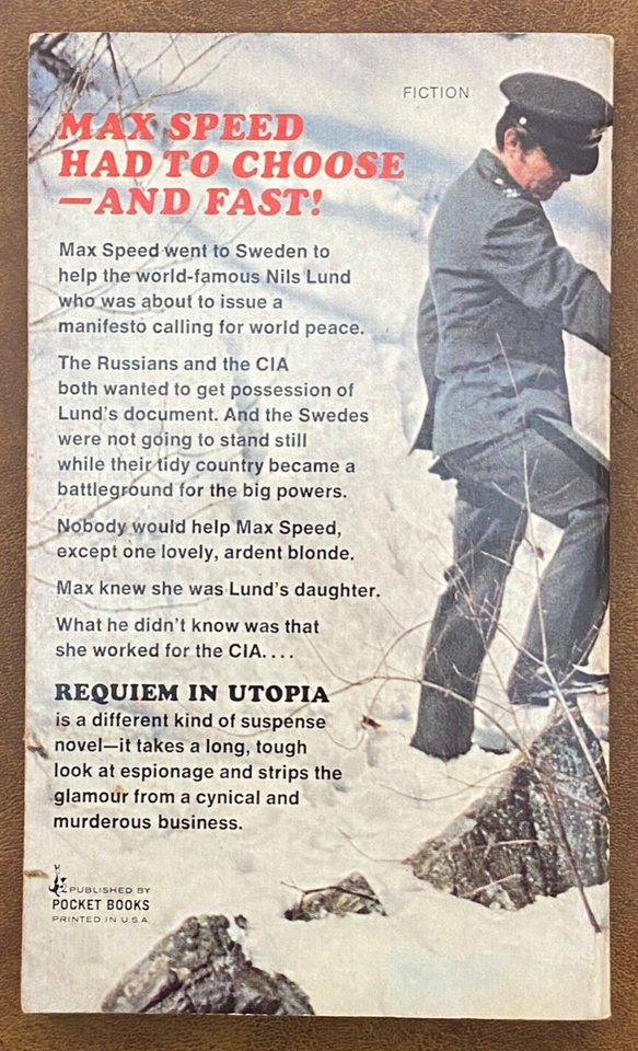 REQUIEM IN UTOPIA Richard Starnes 1st Pocket Books Edition 1968 WILD ...