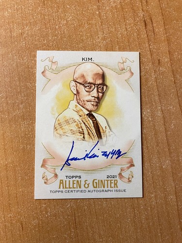 2021 Topps Allen & Ginter - Daniel Kim - Full Size On Card Auto KBO ...